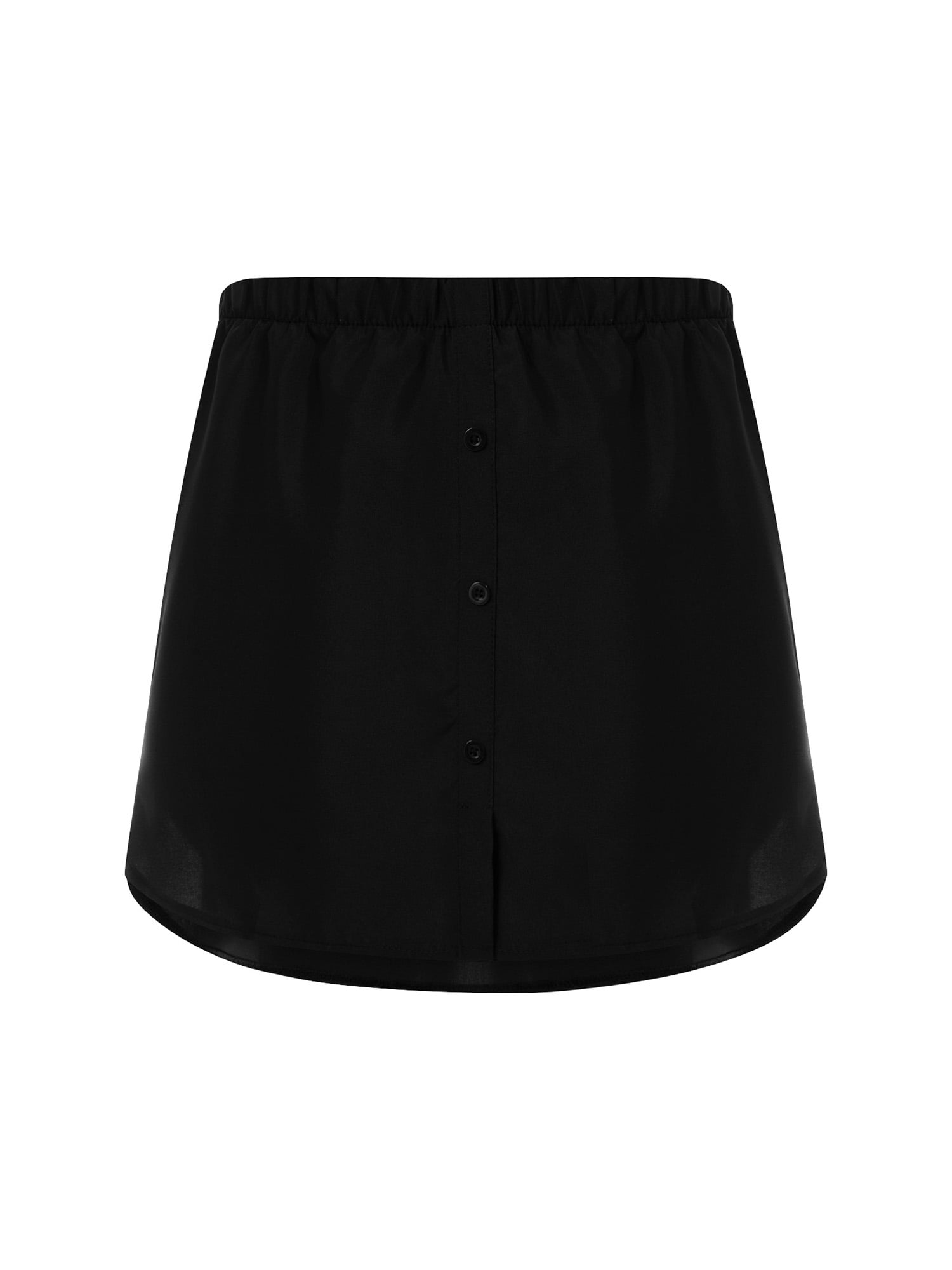 Hot Women Adjustable Layering Fake Tops Lower Sweep Shirt Hemline Half ...