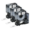 NineLeaf 5PK Compatible for DYMO D1 45013 45113 S0720530 1/2" x 23 ...
