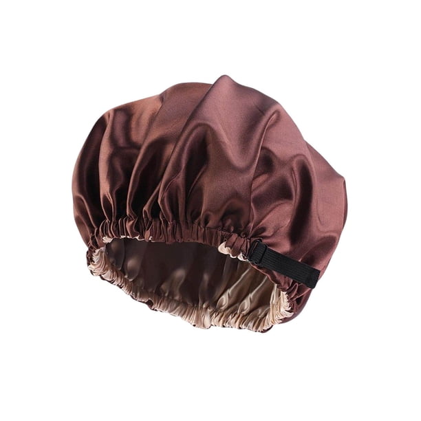 satin Caps Sleeping Caps Adjustable Hair Care Beauty Reusable Salon Hat ...