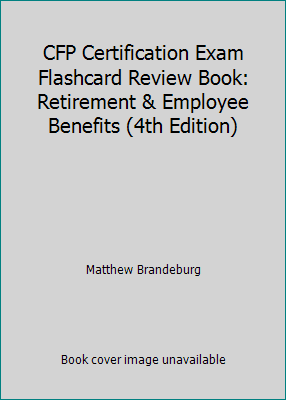 Pre-Owned CFP Certification Exam Flashcard Review Book: Retirement ...
