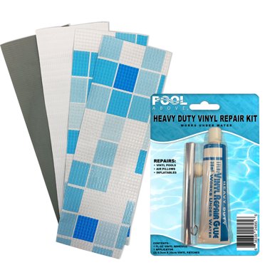 Repair Kit for Above Ground Pool Liner | Easy Set or Frame | Vinyl Glue ...