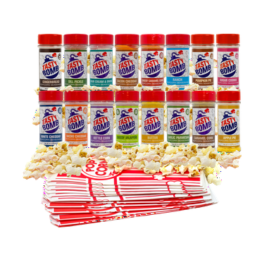 Popcorn Seasoning Buttery Cinnamon KEF28 Roll Mix - Gluten Sodium ...