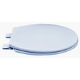 2F1R6-40 Slow Close Plastic Round Top Mount Toilet Seat with Adjustable ...