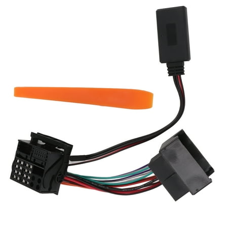 Aux Input Adapter Cable, Stereo Wiring Harness Music Play No Functional ...