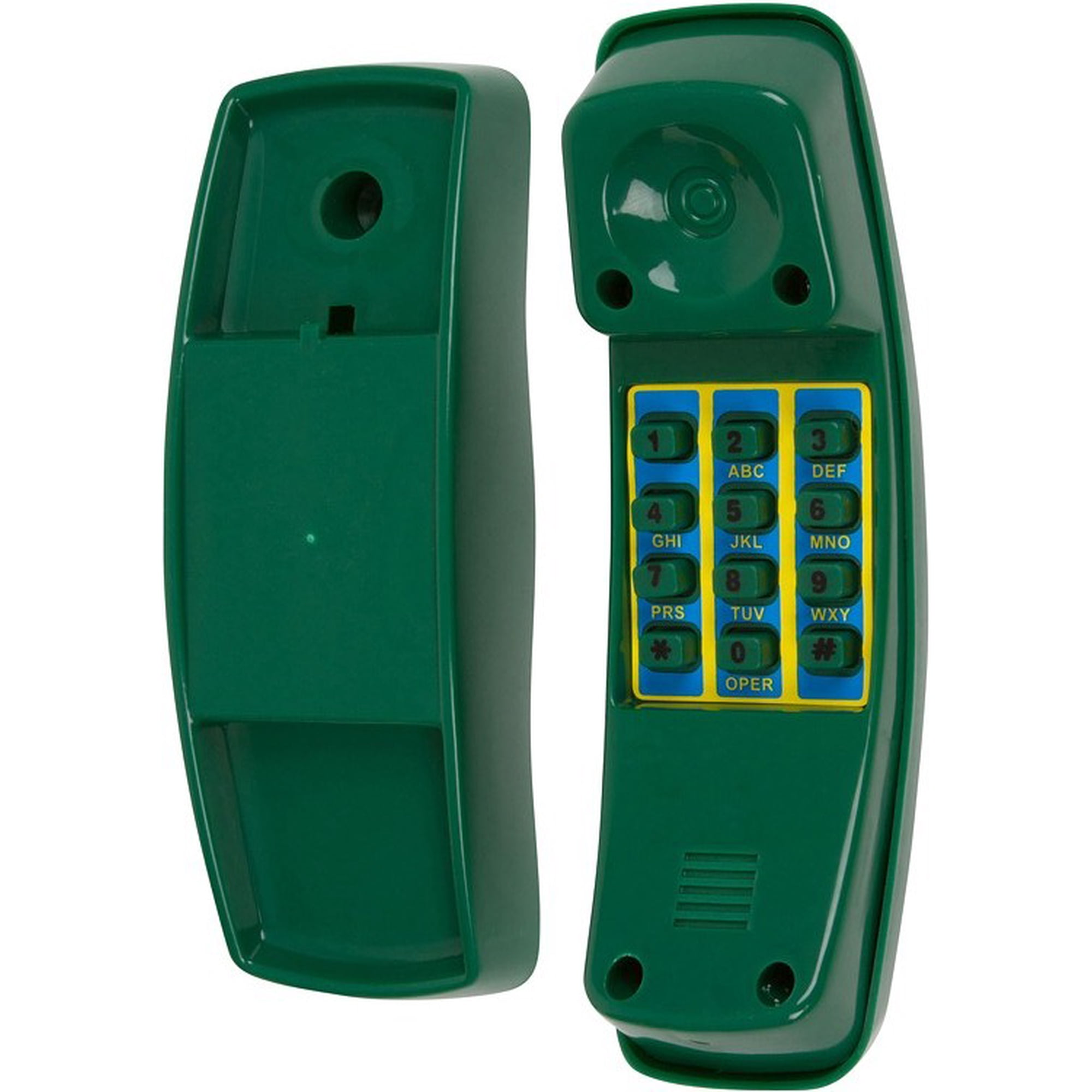 Push Button Telephone Green