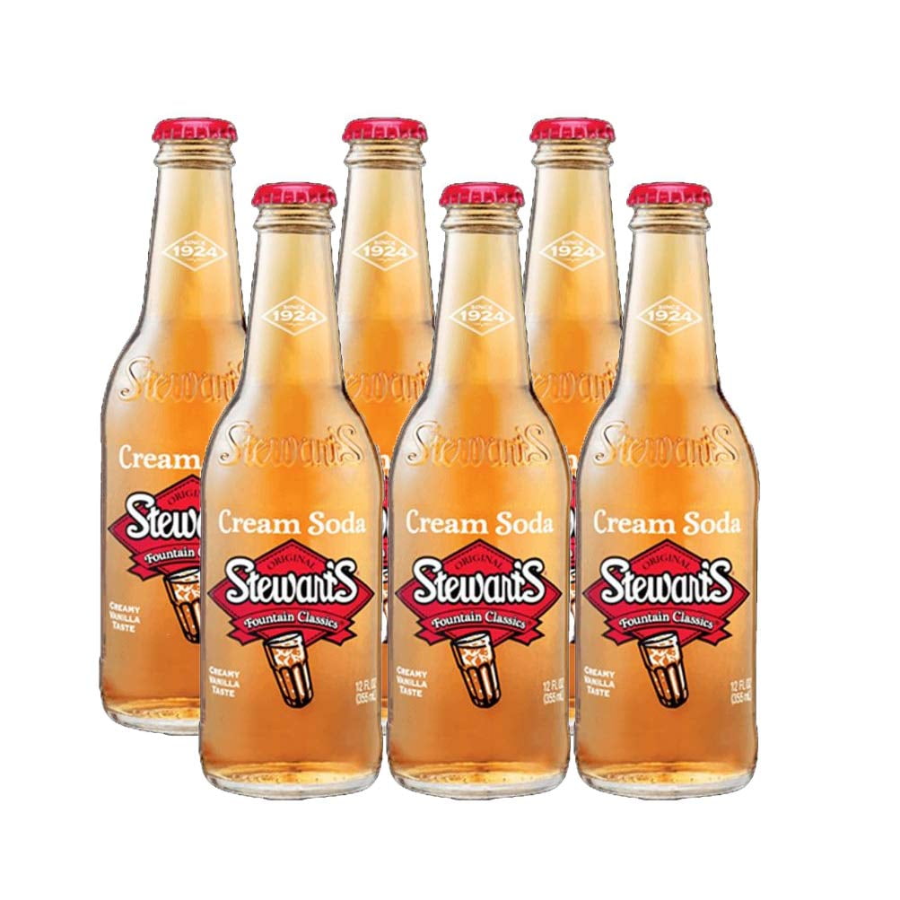 Stewarts Original Cream Soda 12 Oz Glass Bottle (Pack of 6, Total of 72 ...
