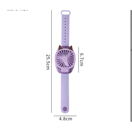 Mini mute USB watch fan portable creative watch fan (second generation ...