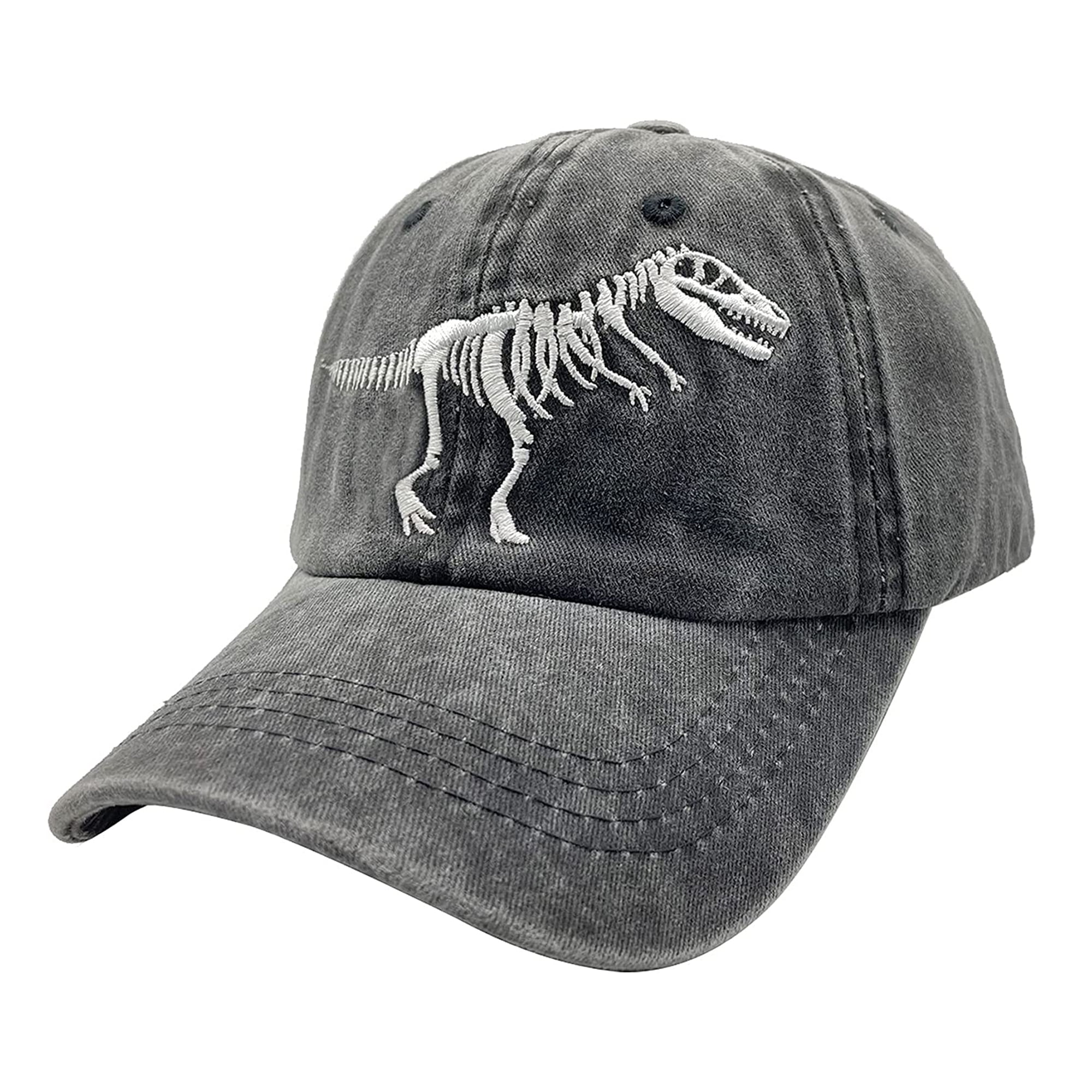 Click here for Waldeal Boys Skull Dinosaur Hat Washed Vintage Emb... prices