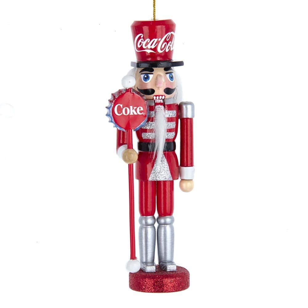 Kurt Adler CC6201 Coca-Cola Nutcracker Ornament, 6-inch Height, Wood ...