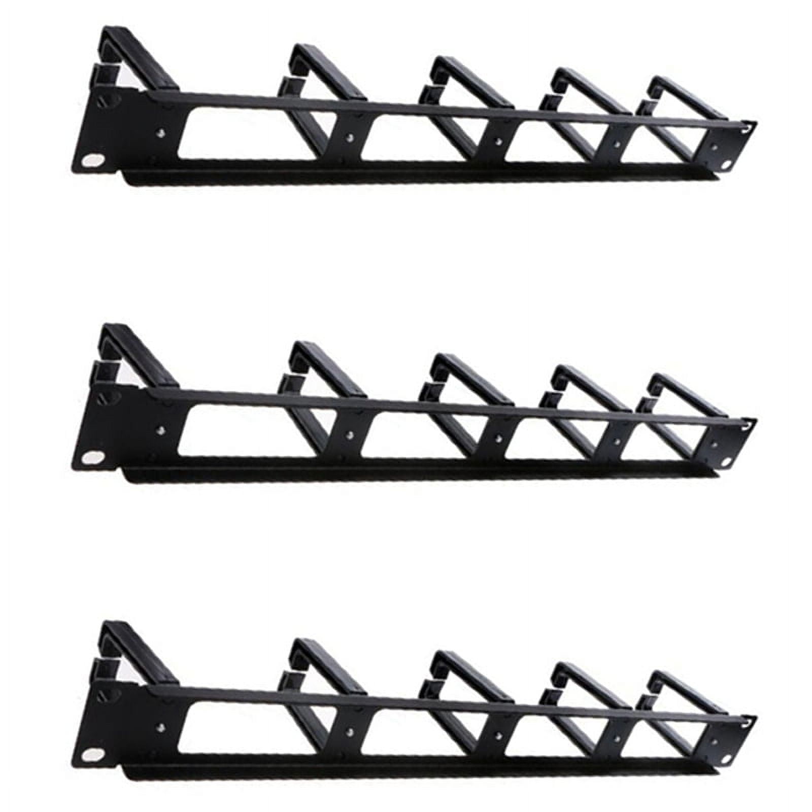3 gabinetes de rack 1U de 19 pulgadas, organizador de red, base ...
