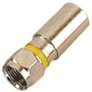 Ideal Compression Rg6 F Connector Reg/tri/quad 100pk - Walmart.com