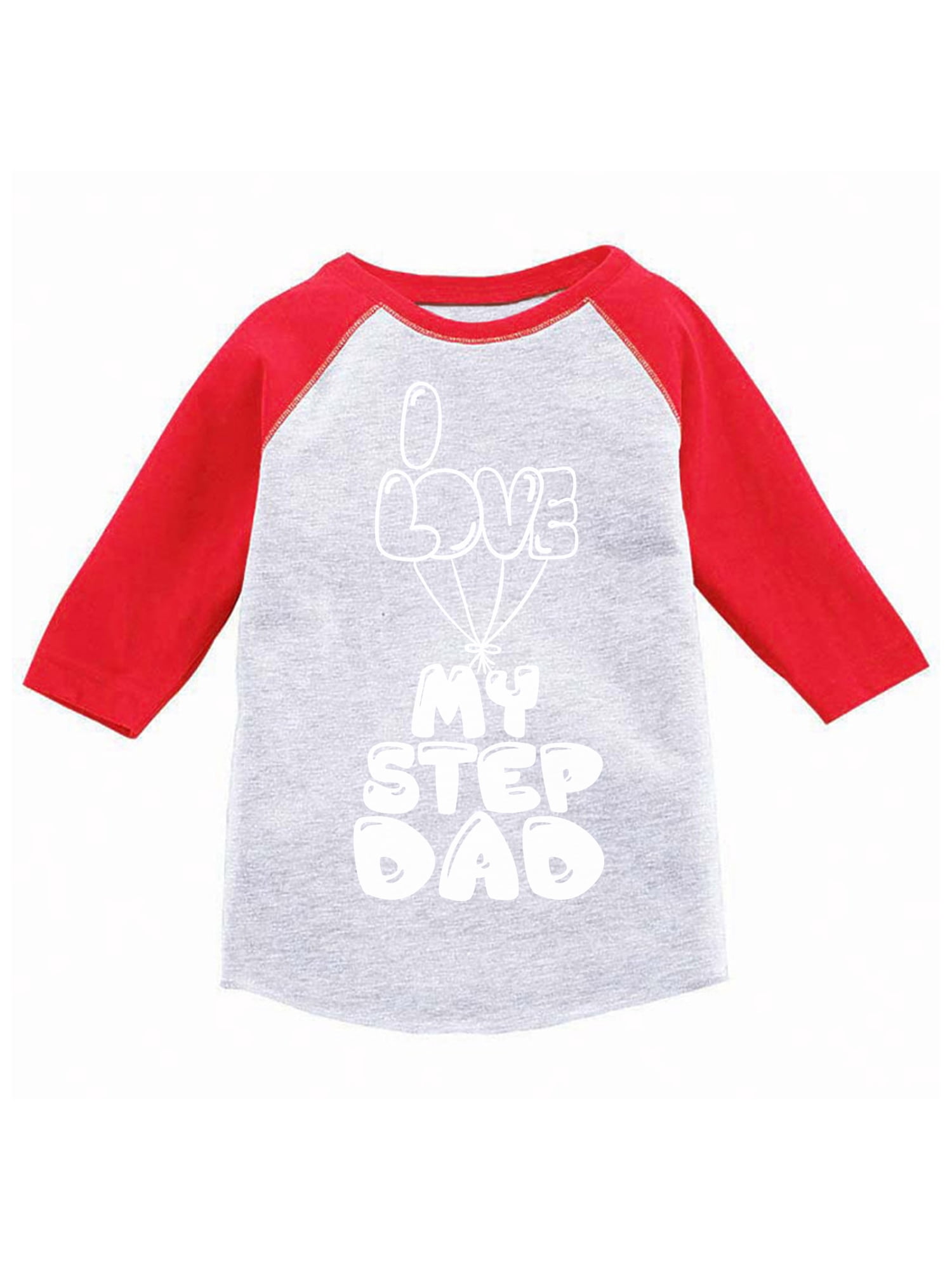 Awkward Styles I Love my Step Dad Raglan for Kids Lovely Balloons ...
