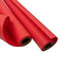 JAM Paper Matte Wrapping Paper, 52.6 Sq ft Total, Matte Red, 2 Pack ...