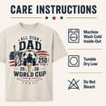 All Star Dad 2026 Soccer Mineral Wash T-Shirt, Patriotic Soccer Graphic ...
