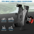 HOMEYA Adjustable Phone Mount for Dirt Motorbike, Cycle, Scooter ...