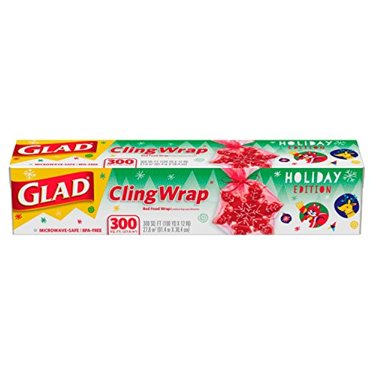 Glad Press’n Seal Plastic Wrap with Griptex Technology, 140 Sq Ft Roll ...