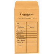 Tithe and Offering Envelopes for Church & Donations (500 Pack Case, 5.5 ...