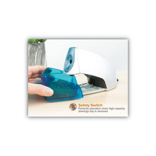Personal Electric Pencil Sharpener Blue