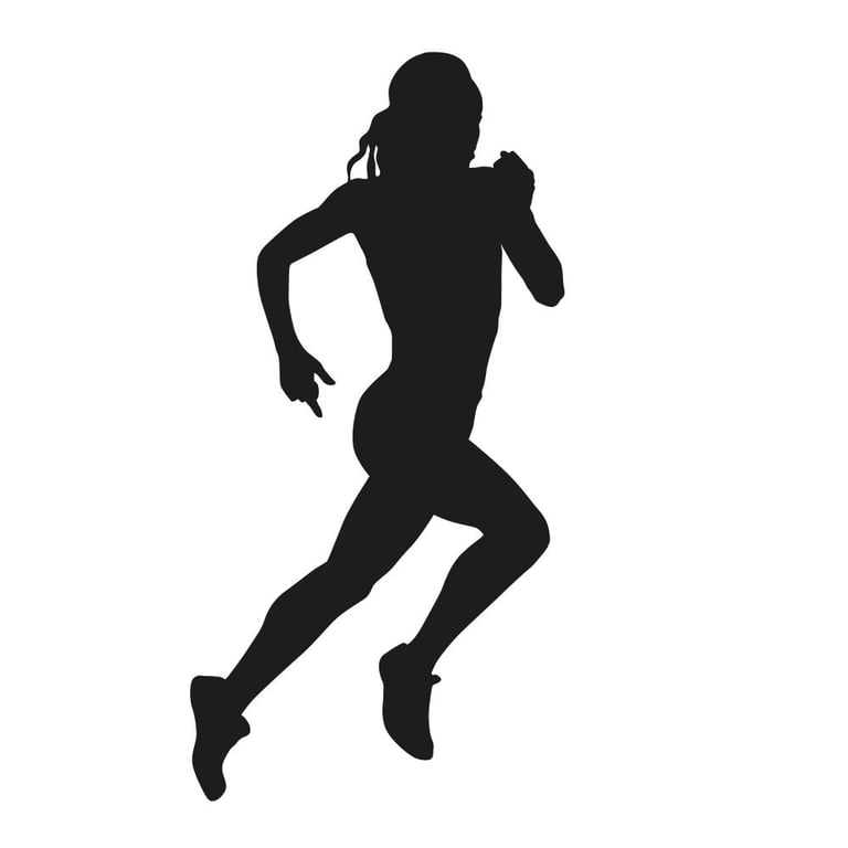 Running Stick Woman