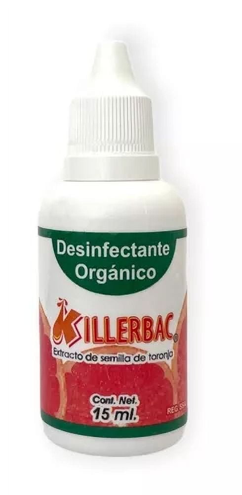 Desinfectante Orgánico De Toronja Killerbac Gotero 15ml | Bodega ...