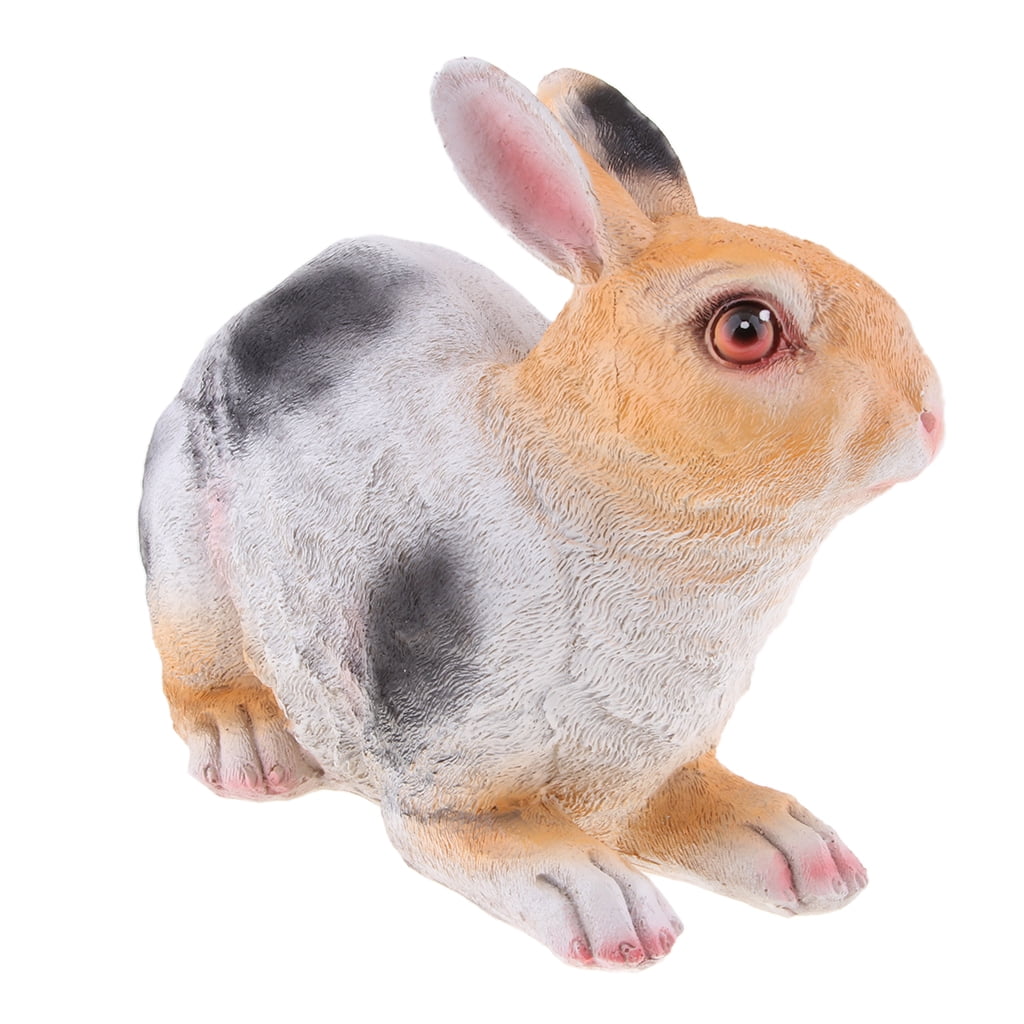 Decorative Resin Rabbit Sculpture Garden Decoration Animal Statues ...