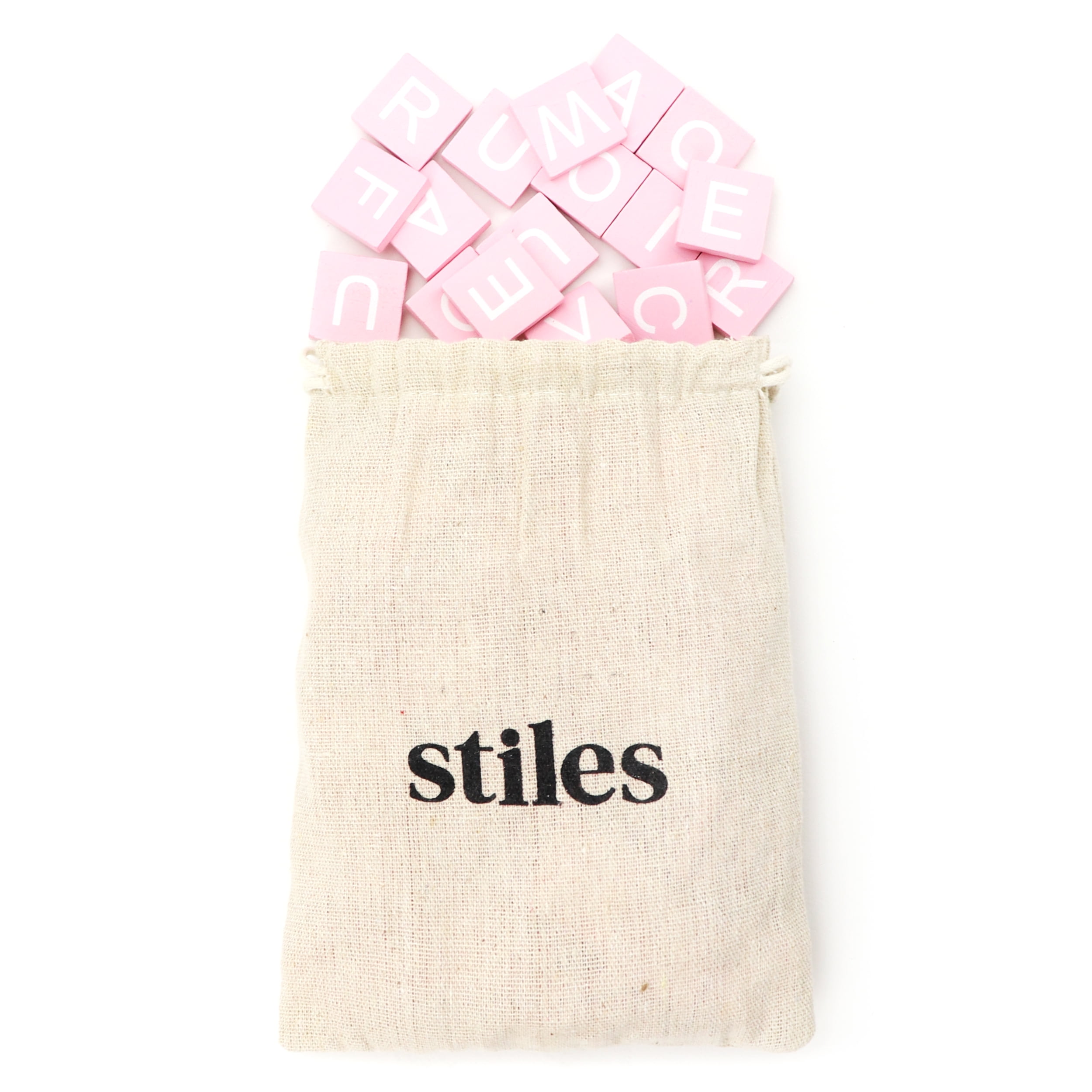Stiles 100 Pieces Magnetic Letter Tiles, Wood Letters for Board Games ...