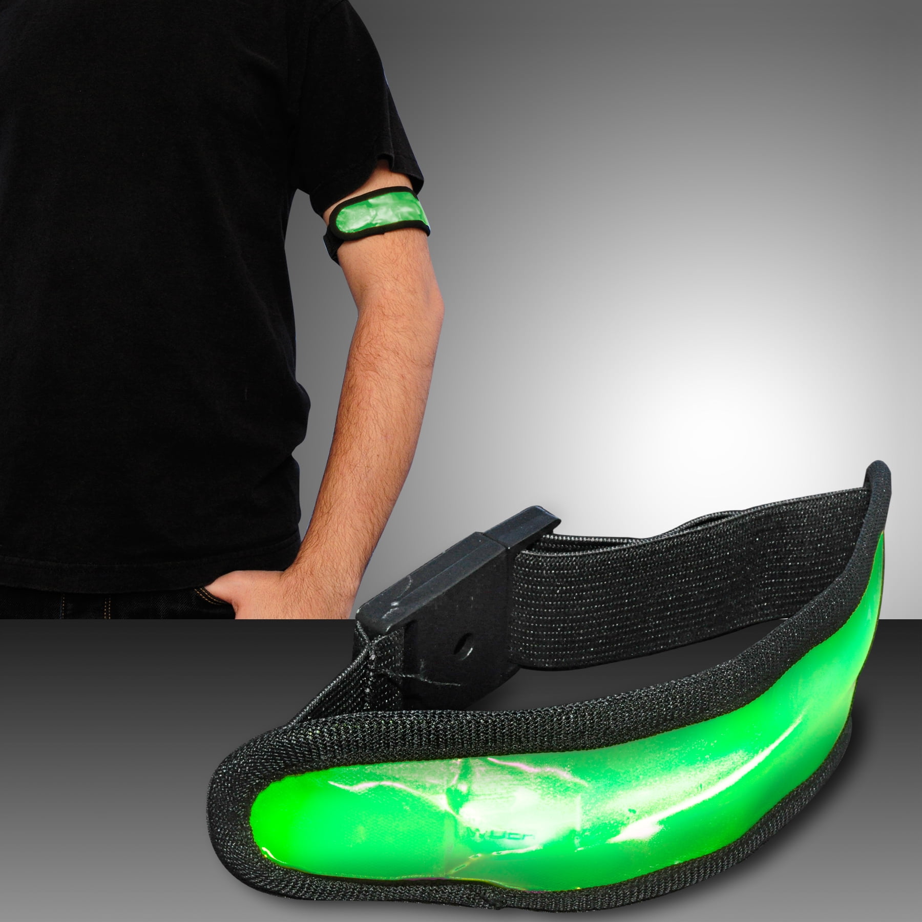 FlashingBlinkyLights Light Up LED Armbands for Night Safety - Walmart.com