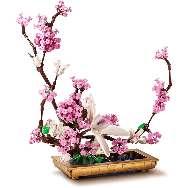 Lilac Bonsai Tree Toy Building Compatible with LEGO Flower Kit and ...