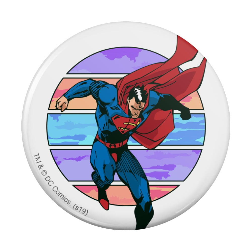 Superman Three Color Sky Pinback Button Pin - Walmart.com