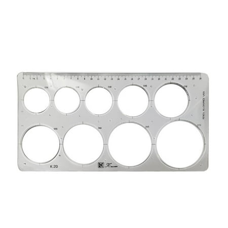 enqiretly Transparent Ruler Scale Portable Rulers Multi-functional ...