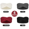 Springcorner 4 Pcs Elastic Knit Headbands For Women Ear Warmers
