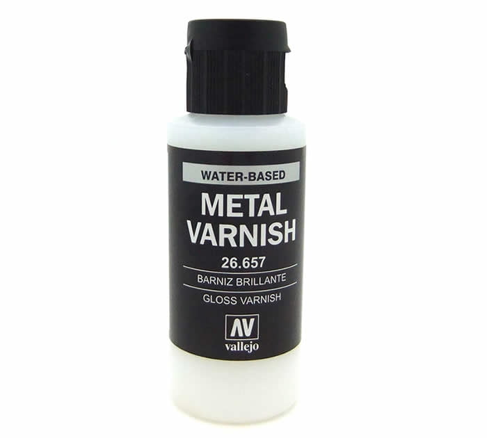 Gloss Metal Varnish 60ml Jar Vallejo Paints - Walmart.com