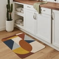 Art Decor Front Door Mat Indoor Entrance, Mid-Century Modern Abstract ...