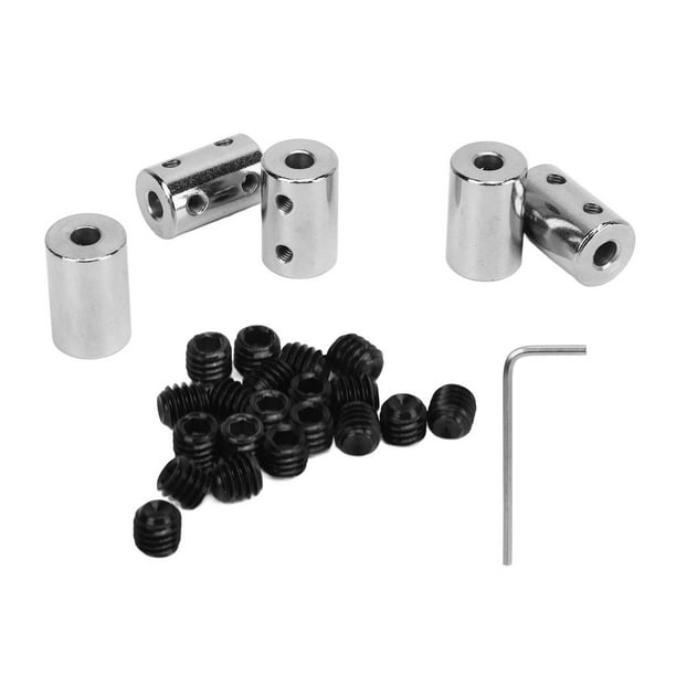 CNC Motor Jaw Shaft Coupler, 5PCS Cylindrical Coupling For Hardware ...