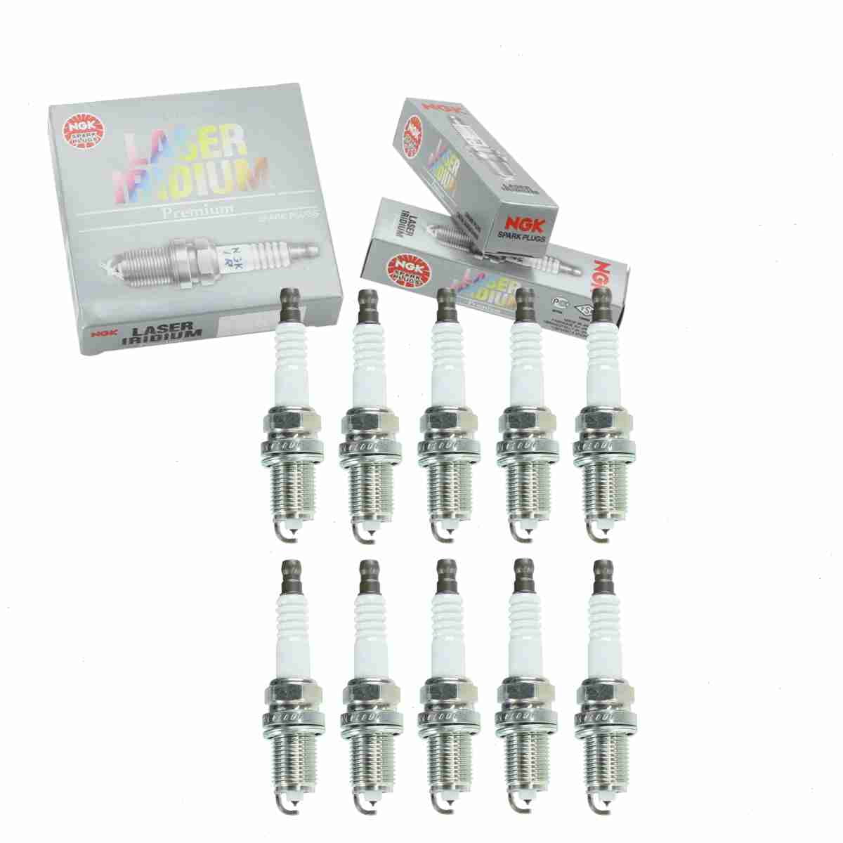10 pc NGK 4589 Laser Iridium Spark Plugs for 1765299 3297 3335 41-111 ...