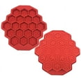 Creativee 2Pcs 19 Cavities Honeycomb Bees Silicone Cake Mould Soap DIY ...