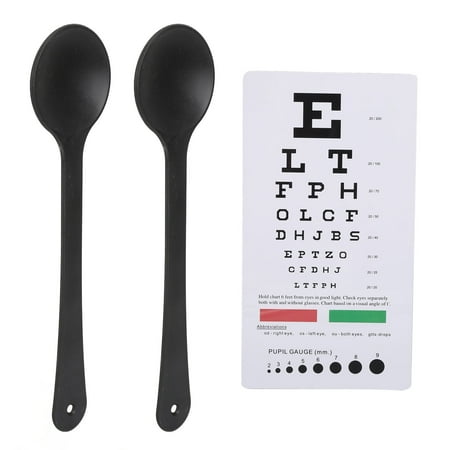 Tableau Des Yeux De Poche Avec 2 Pièces Occluder Double Face Vision ...