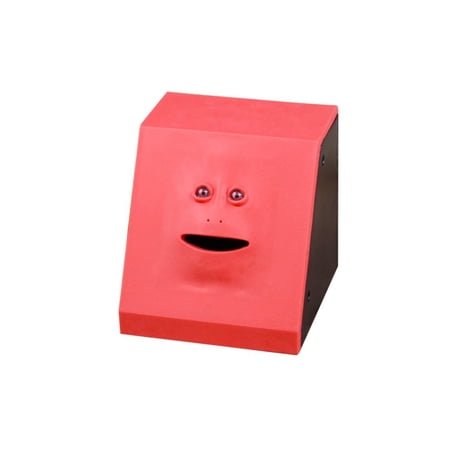 Money Eating Face Box Cute Facebank Piggy Coins Bank Funny Money Coin ...