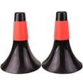 BESTYASH 2Pcs Black Environmentally Friendly Marker Cones for Outdoor ...