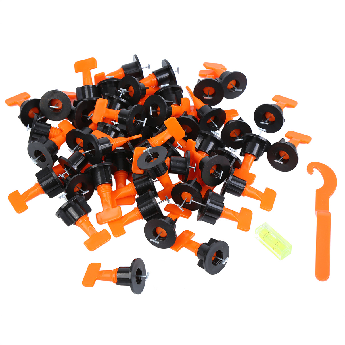 52Pcs T-lock Floor Tool Set for Spacer 2-8mm, Reusable Anti-Lippage ...