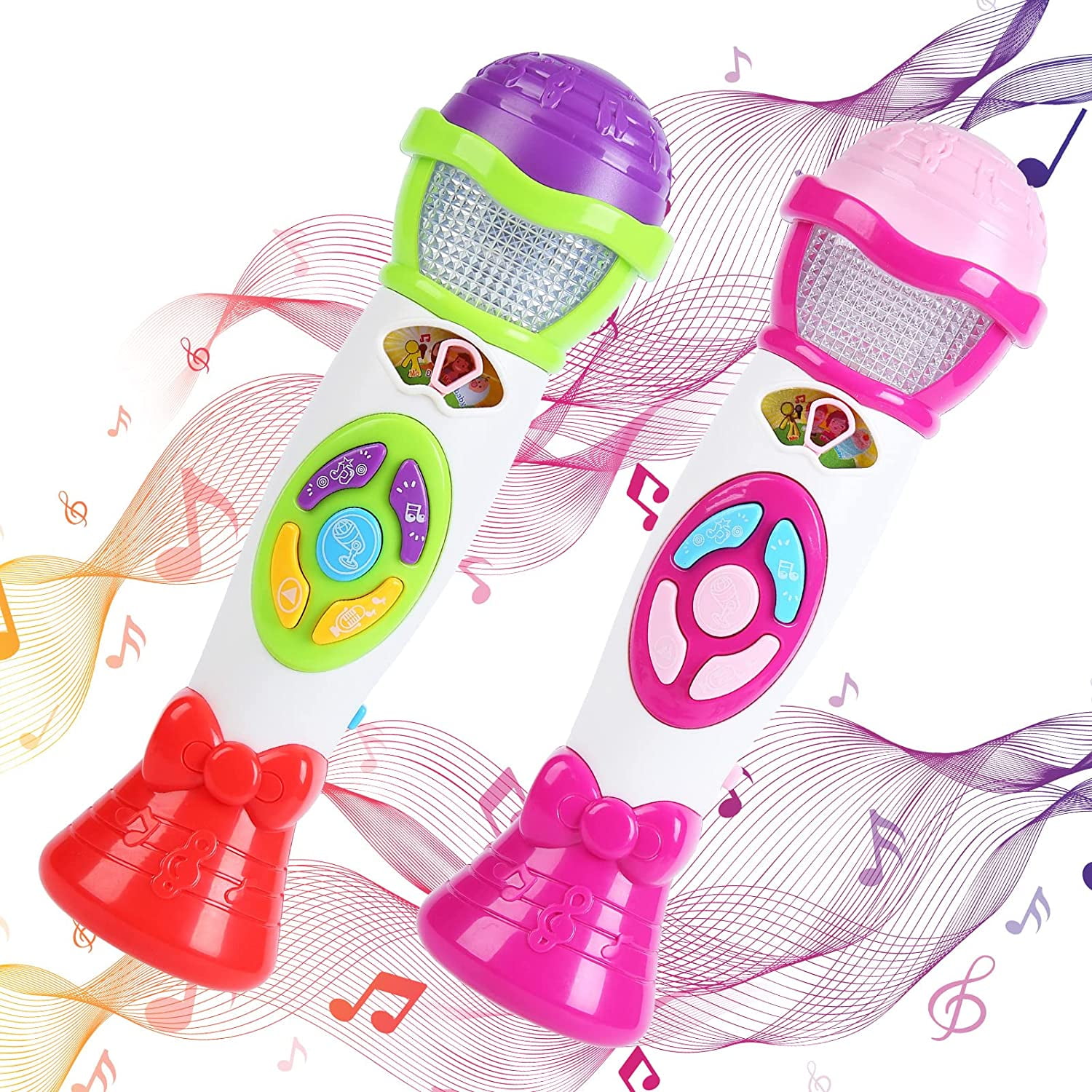 Microphone for Toddler, Kids Microphone Toy with Voice Change ...