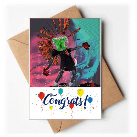 Dizzy And Fall Abstrat Art Wedding Cards Congratulations Greeting ...