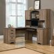 Sauder Harbor View Corner Computer Desk, Salt Oak Finish - Walmart.com