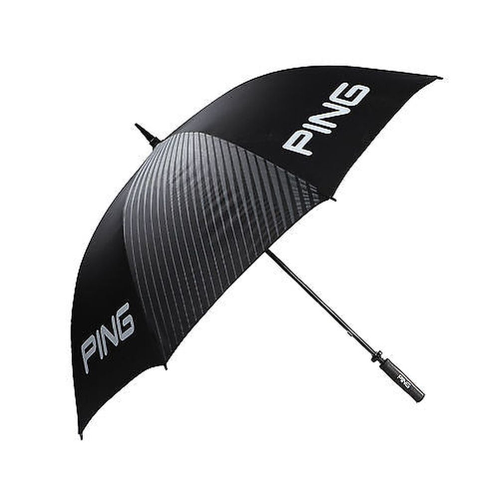 Ping 2017 Umbrella (Black/Grey, 62", Single Canopy) Golf Rain Gear NEW ...