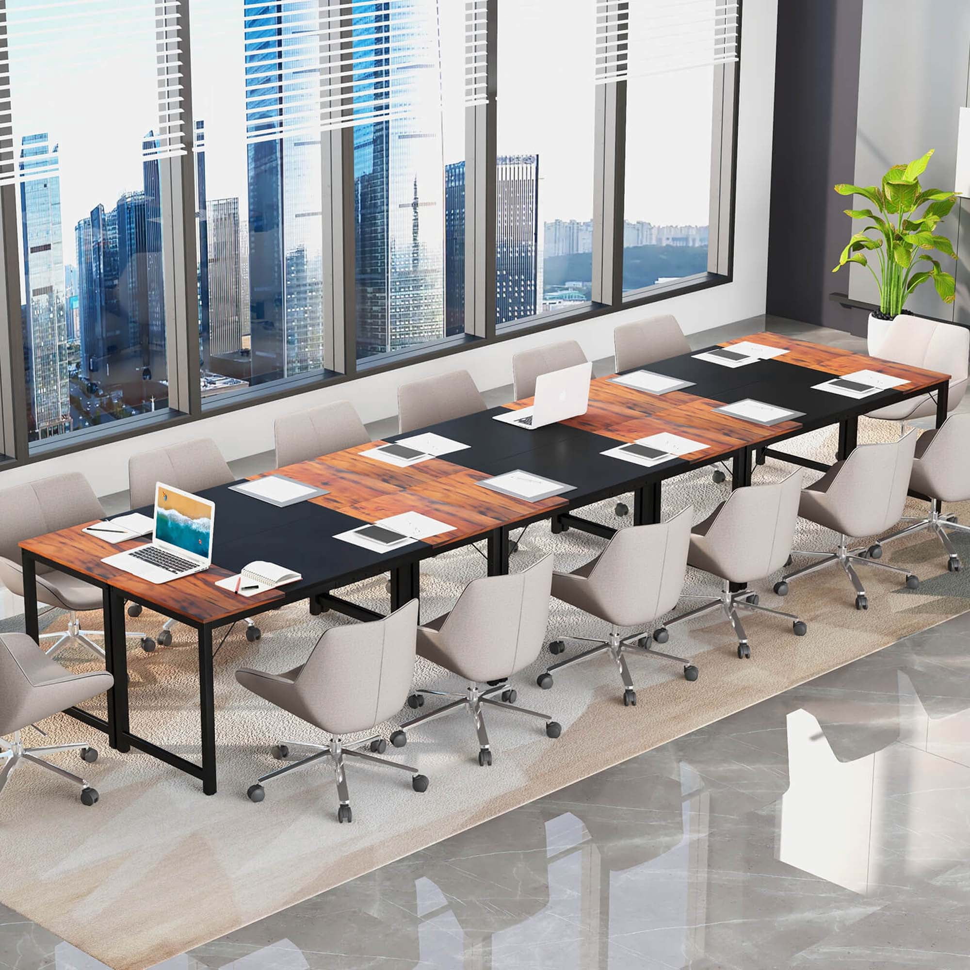 Office Conference Table 6Ft Conference Table Rectangular Meeting Room ...
