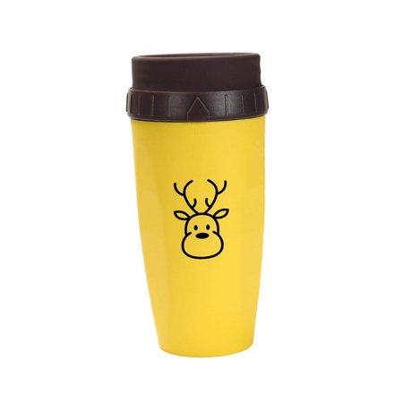 Coverless Twist Cup Portable with Stainless Steel Straw Insulated mug ...