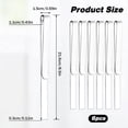 6 Pcs Music Stand Clips, Clear Acrylic Book Page Holder Clip to Hold ...