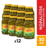 Doña María Nopalitos, Tender Cactus, Shelf-Stable, Sliced, 30 oz Glass ...