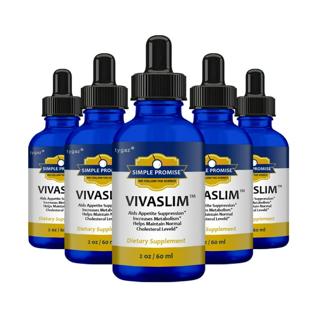 (5 Pack) Vivaslim - Vivaslim Liquid Weight Loss Drops (2oz) - Walmart.com
