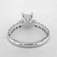2CT Ct Princess Lab Created diamond Women Engagement Ring 14k White ...